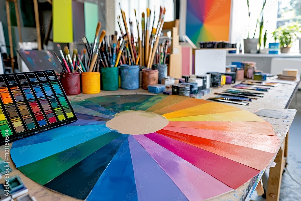 International Color Day showcases a vibrant array of paint swatches and ...