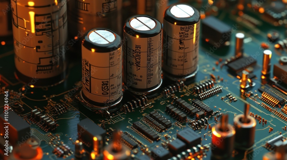 Power capacitors installed in radio circuits, designed to filter and ...