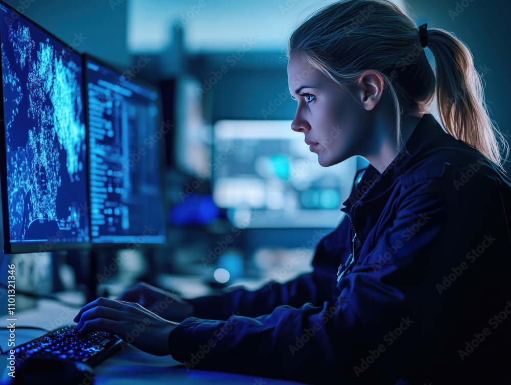 Female Police Officer Utilizes Digital Forensics Expertise to Analyze ...