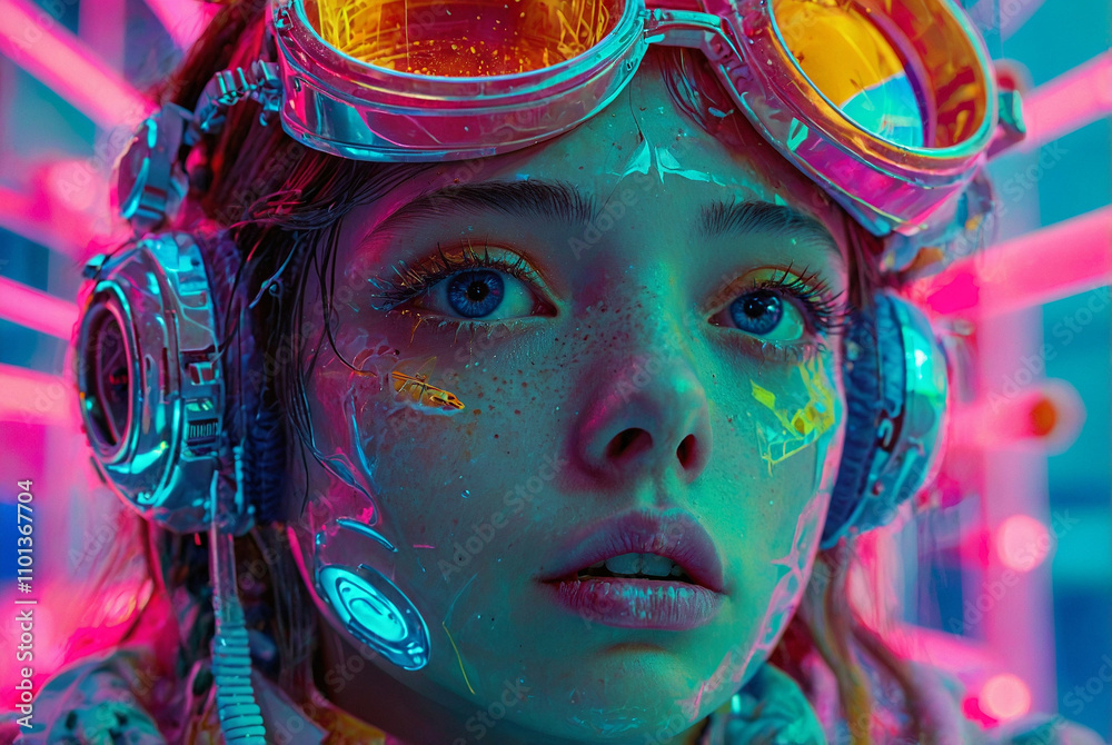 Dynamic Dimensions: Fusion of 2D and 3D Stock Photo | Adobe Stock