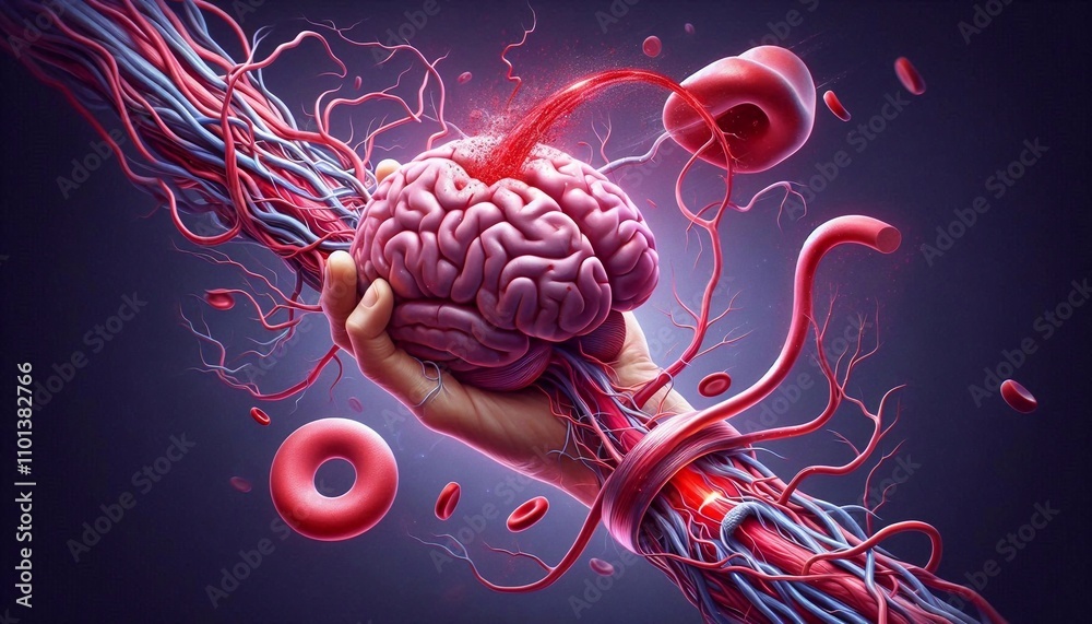 Mini-stroke or transient ischemic attack, TIA, stroke, occurs when ...
