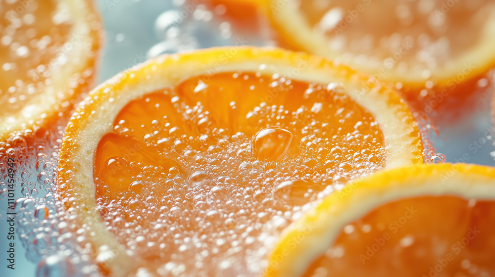 Vitamin C molecules under a microscope, rejuvenating skin cells in ...