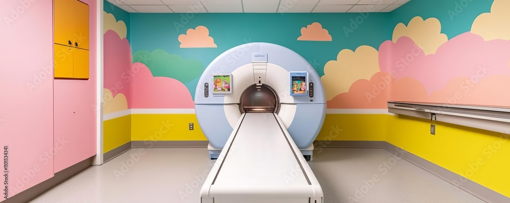 Pediatric X-ray unit featuring playful themes and storytelling visuals ...