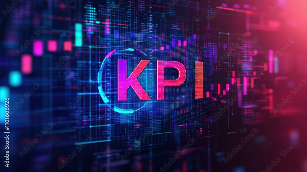 Kpi Metrics Analysis Business Dashboard Data Visualization Digital Environment Overview