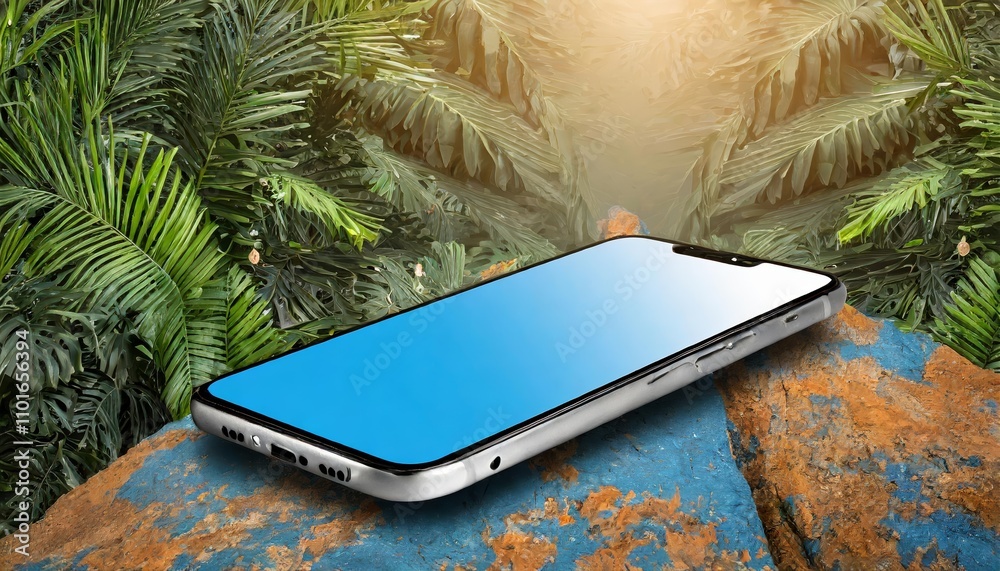 Realistic Smartphone Handy Cellphone Mockup Vorlage â€“ Premium Mobile ...