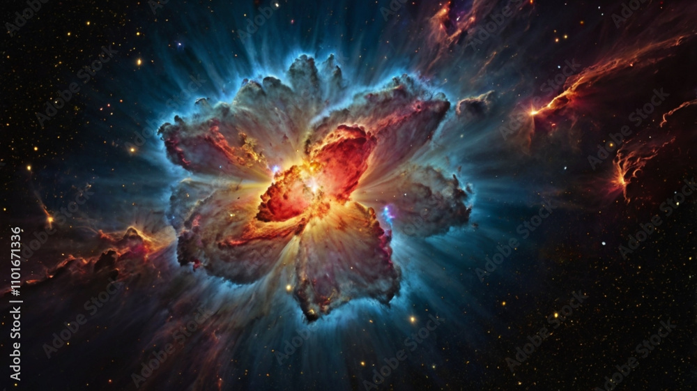 AI generated beautiful and stunning image of universe, showing ...