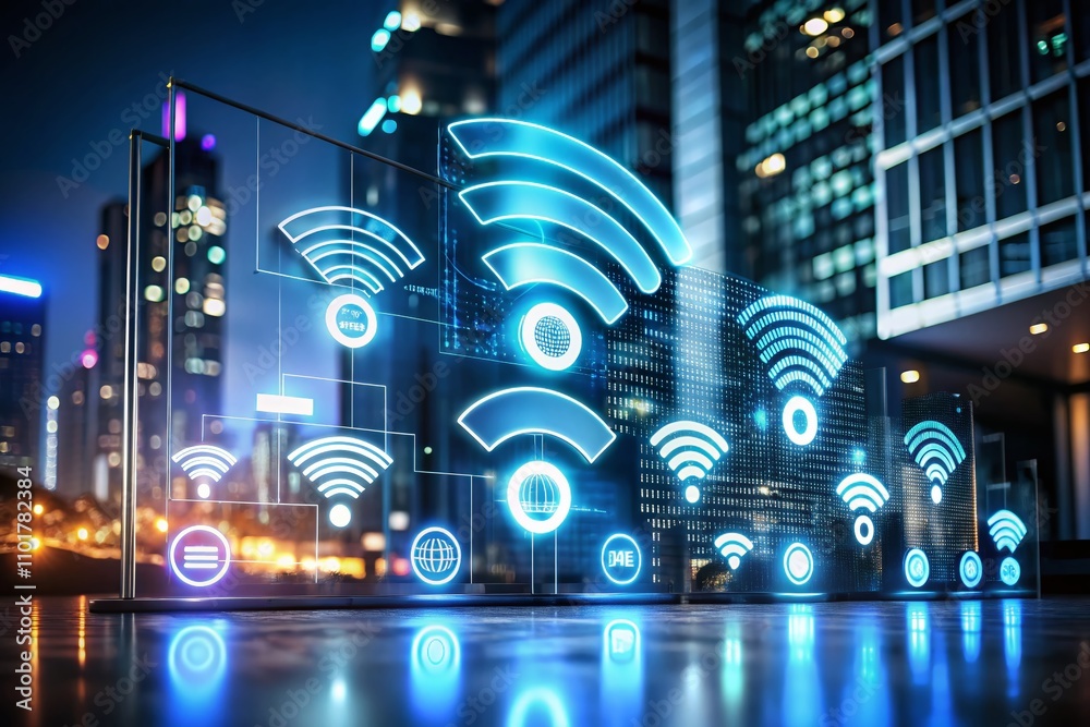 Low Light Photography of Signal Strength Indicators for Wireless ...