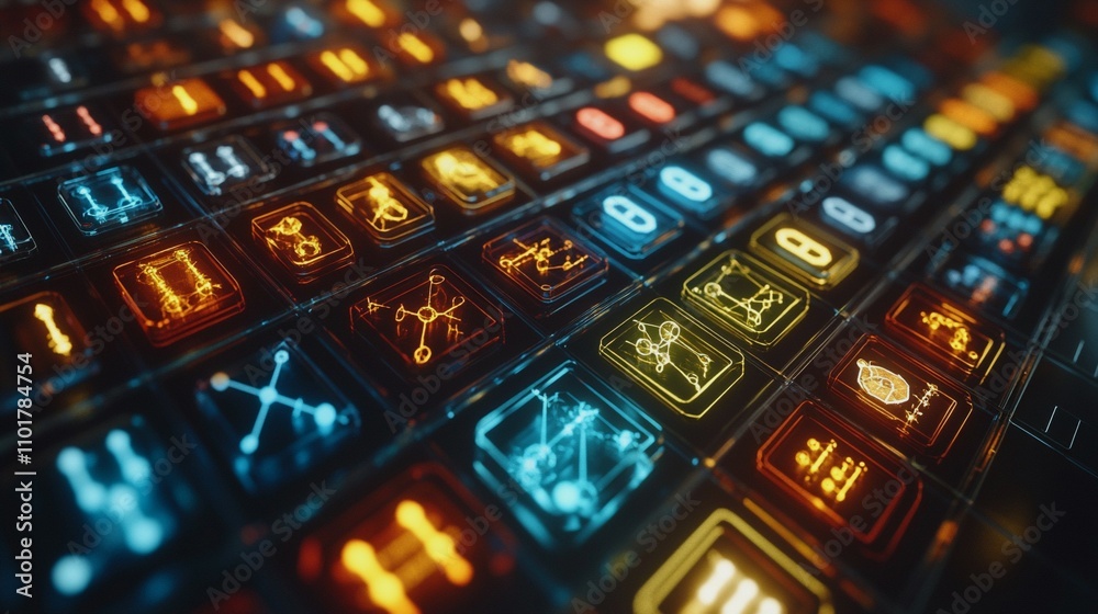 The periodic table of elements, animated to show electron ...