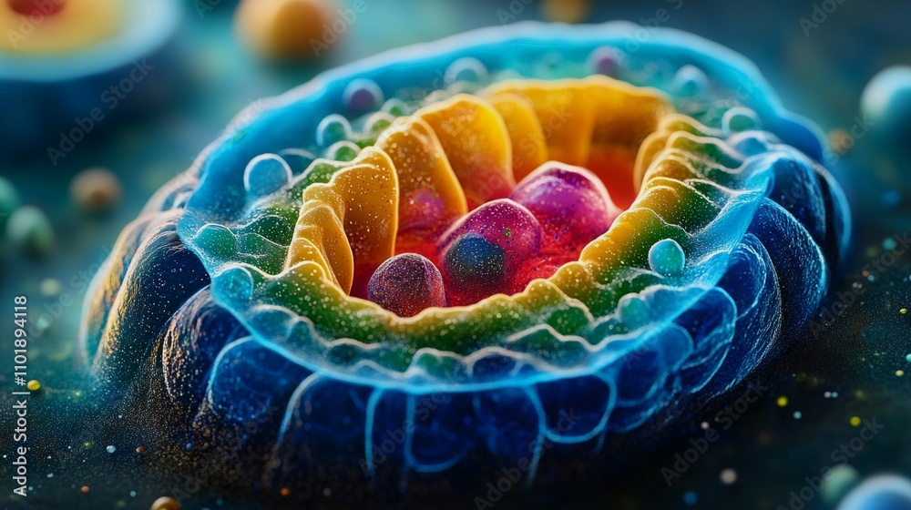 Plant cell structure: a colorful diagram of a typical plant cell Stock ...