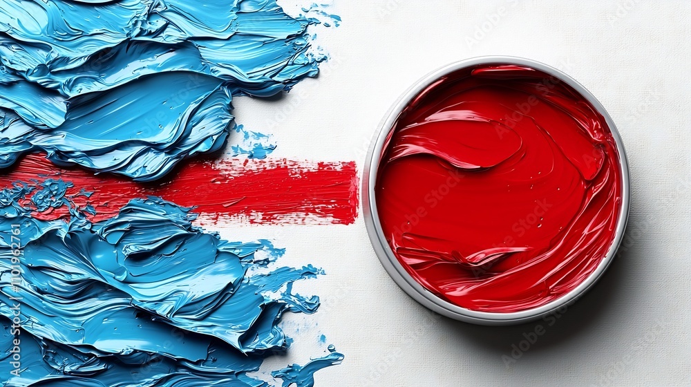 Digital Paintbrush Fills Blank Canvas as Progress Bar Loads Symbolizing ...