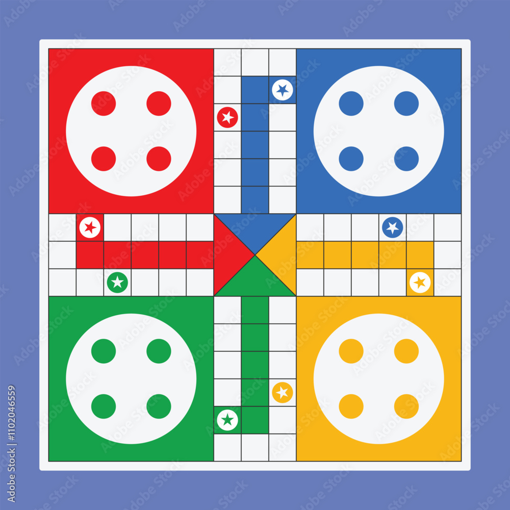 Ludo icon vector. Ludo Family Board Game illustration. ludo icon 4 ...
