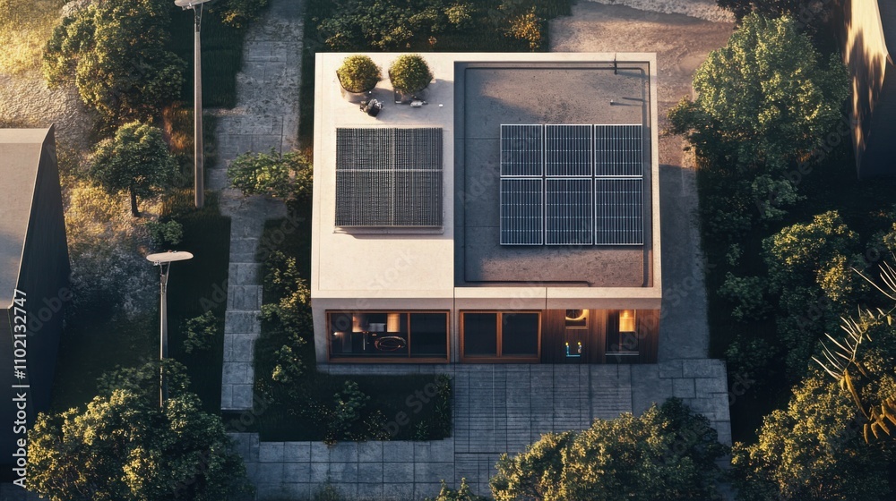 Micro-grid Renewable Energy Generator System: Overhead Perspective on ...