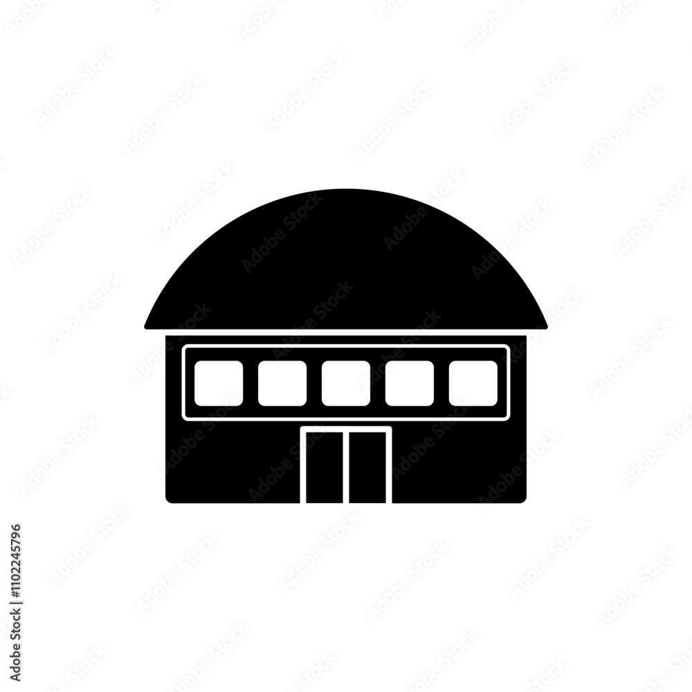 sport Center icon. flat style pictogram for ui or ux mobile app, design ...