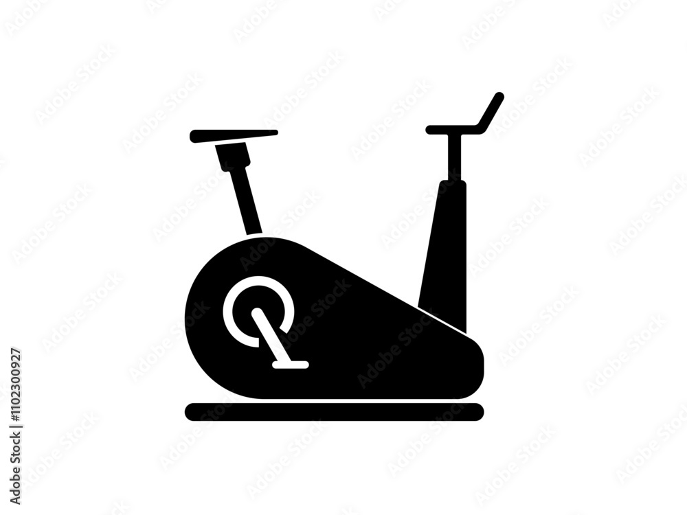 Exercise Bike Icon. flat style pictogram for ui or ux mobile app ...