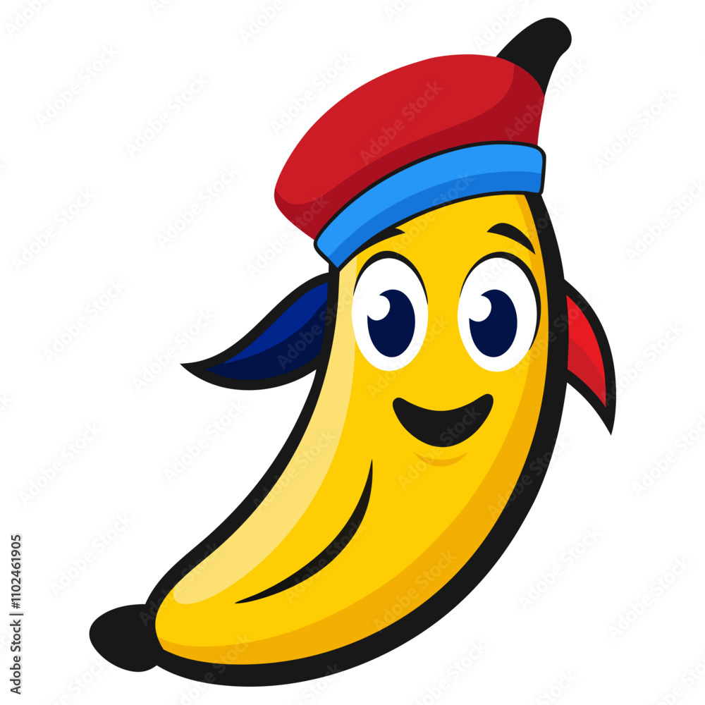 Banana Mascot Logo with Coffee, Glasses, Book, Gaming Controller, Paint ...