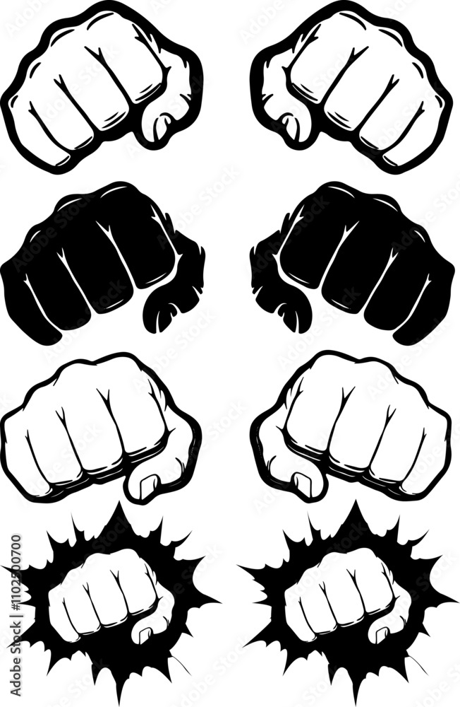 Image vectorielle Stock Boxing Fist Svg, Boxer Svg, Fist clipart, Fist ...