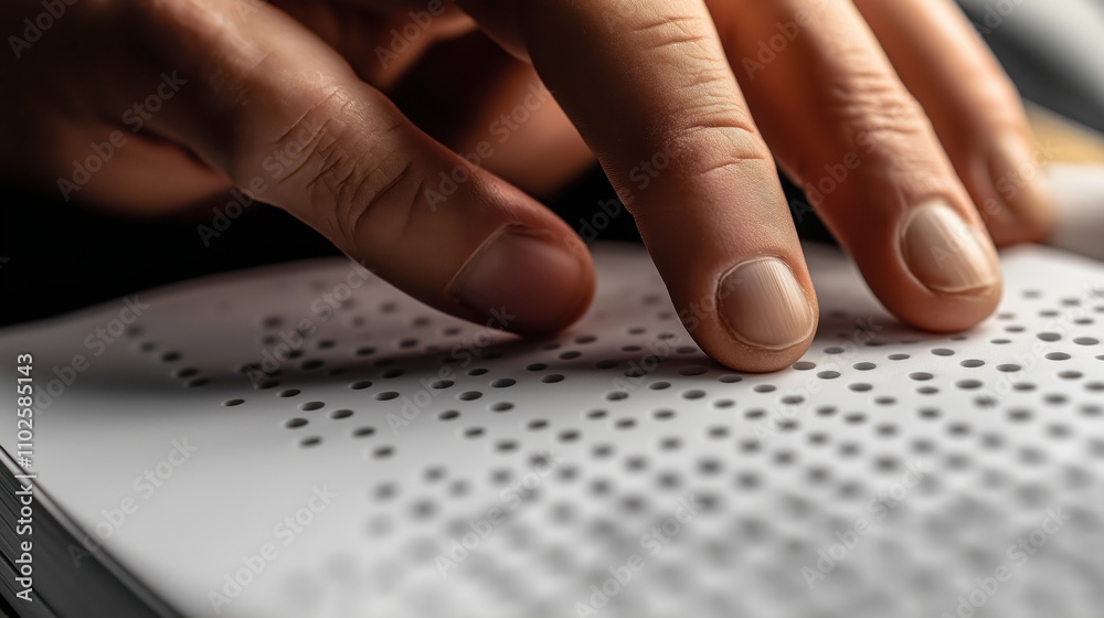 Braille Alphabet. Blind, people, book, education, hand, paper ...