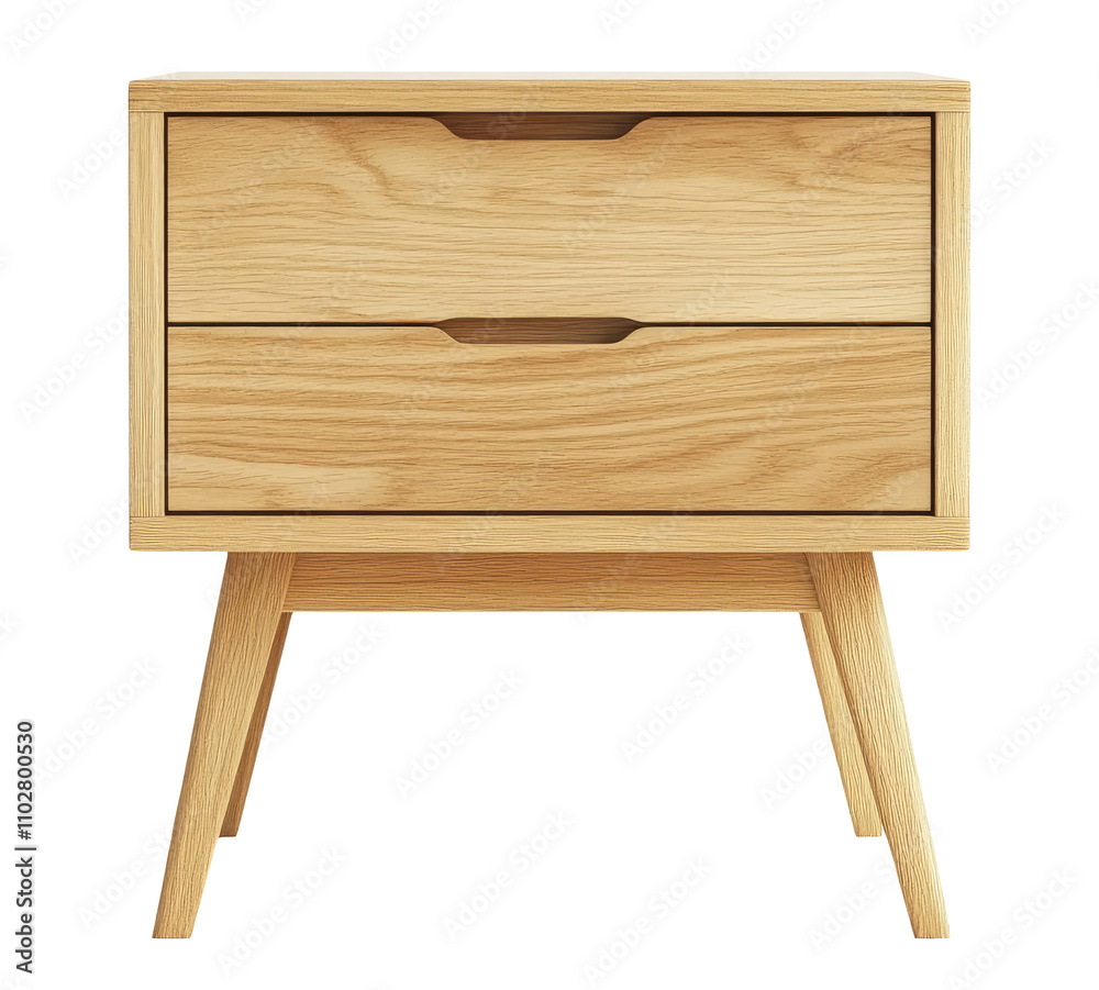 Wood nightstand isolated on transparent background Stock Photo | Adobe ...