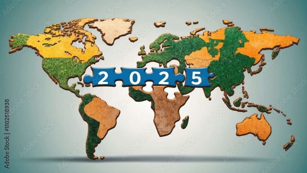 Global puzzle of sustainability initiatives for 2025 interactive map ...