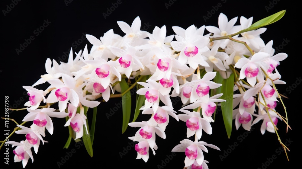 Dendrobium anosmum var Superbum stunning white and pink vanilla scented ...