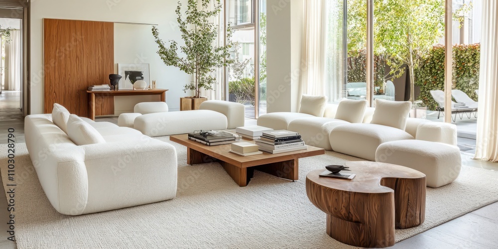 Creating a smart living environment embracing a clean beige color ...