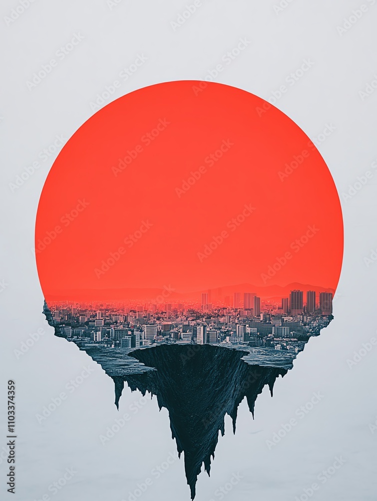 Seismic tremors shaking a city, warning of an impending major ...