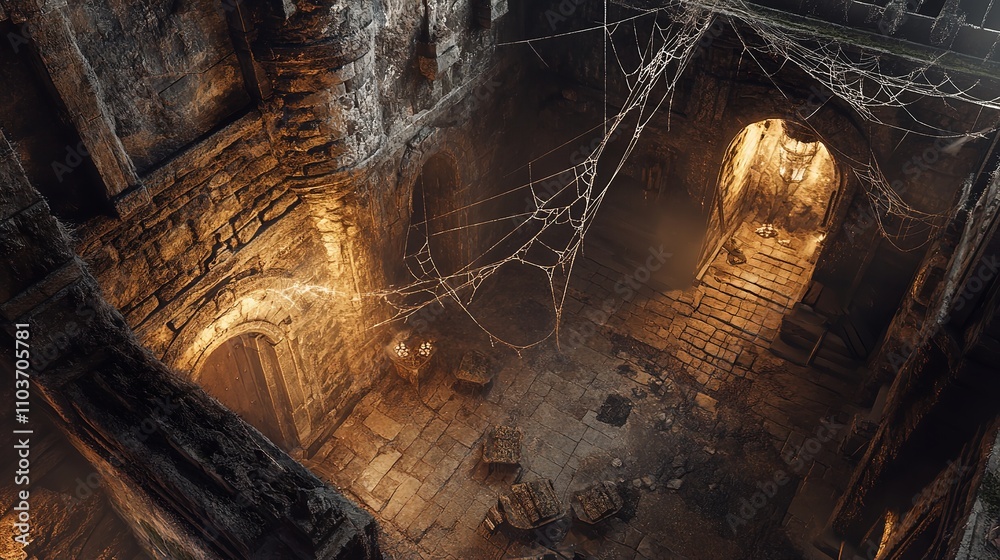 DnD Battlemap Spider Lair Battlemap - A Detailed Map of a Spider's Den ...