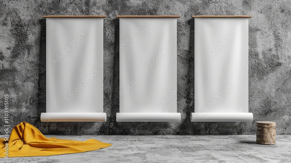 The ideal white portable booth or roll-up board is perfect for ...