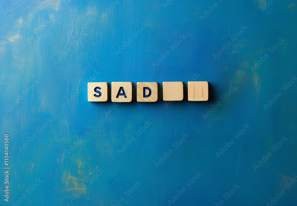 sad, affective, disorder, mood, banner, cube, mental, scrable, health ...