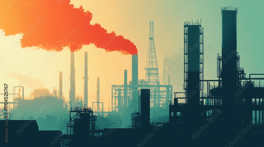 background showcasing raw materials in stages of refinement: raw ore ...