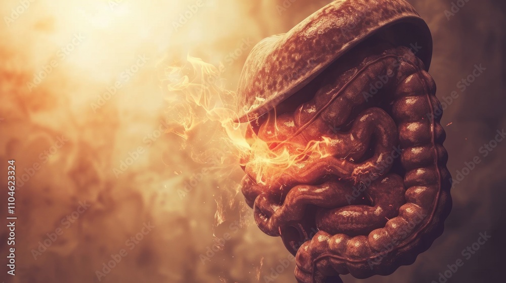 Stomach: A hollow digestive organ where food is broken down into ...