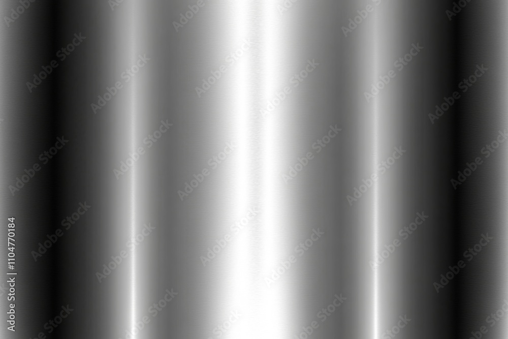 Metallic Silver Gradient Background Smooth Reflective Texture Stock ...
