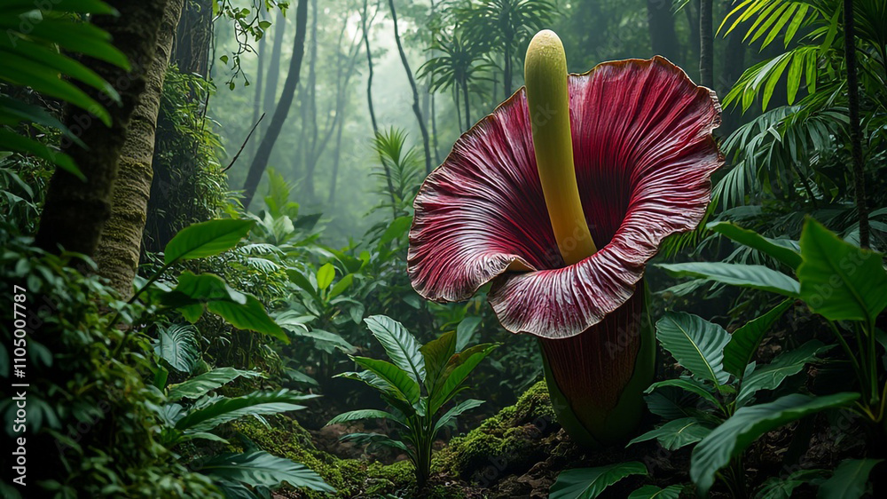 Corpse Flower, The World’s Largest and Most Exotic Rare Giant Bloom of ...
