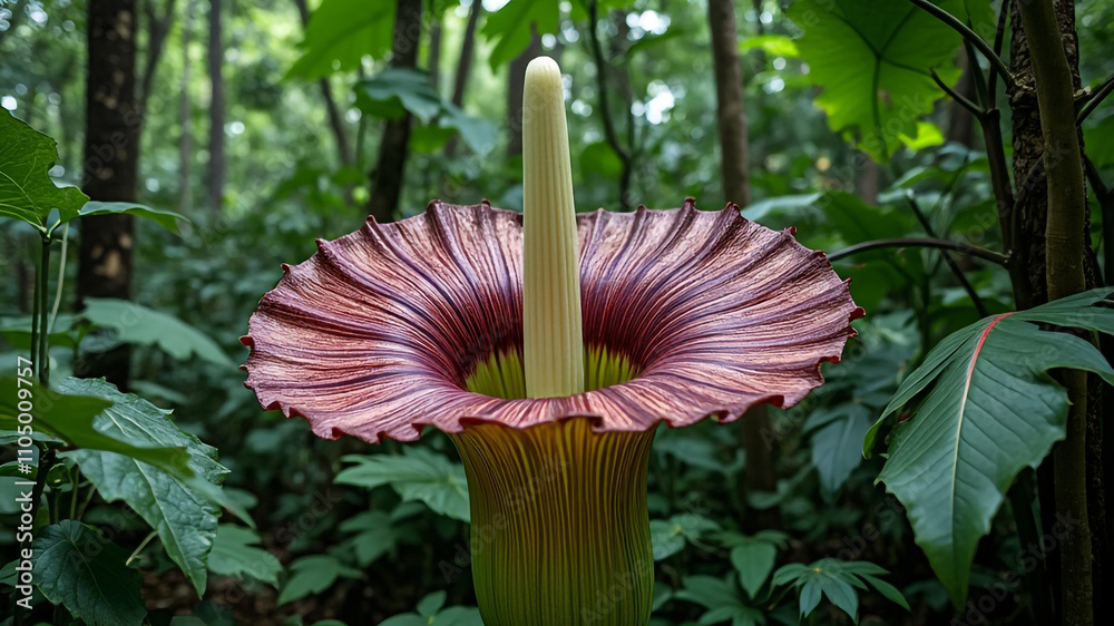 Corpse Flower, The World’s Largest and Most Exotic Rare Giant Bloom of ...