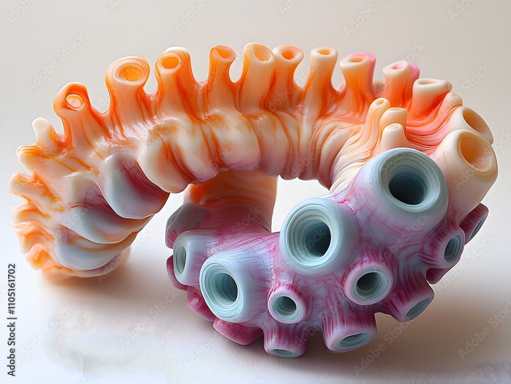 Visually captivating and mesmerizing abstract digital art piece ...