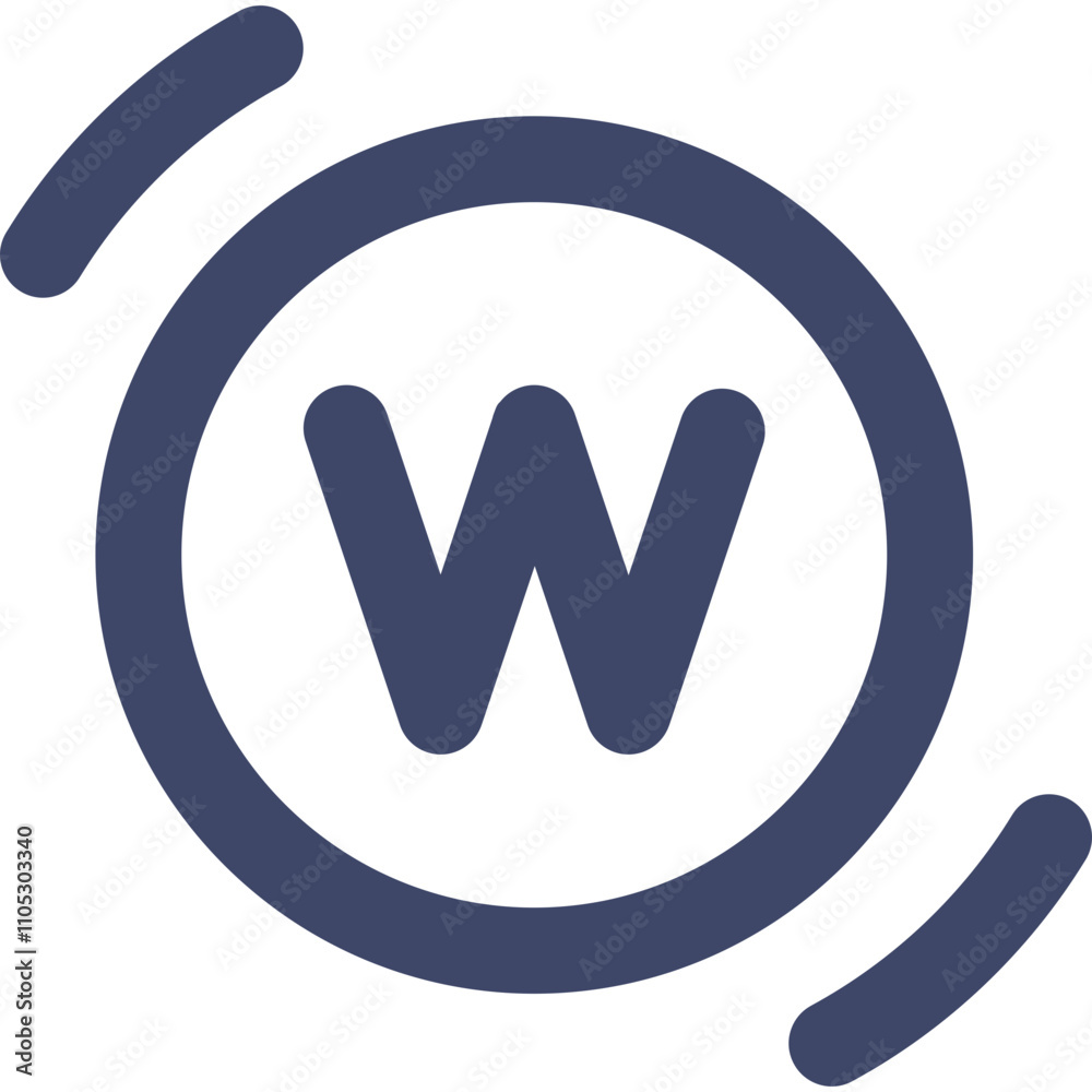 Symbols for user control on a washing machine with clear visual ...