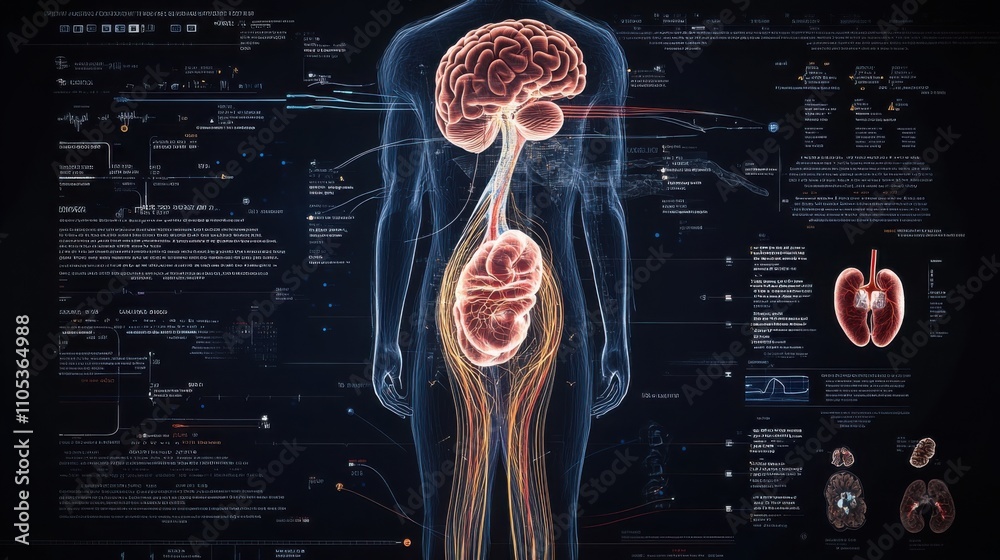 Pathways of the somatic nervous system controlling reflex arcs shown in ...