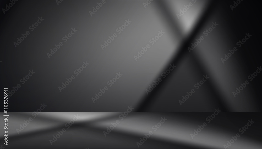 Grey Studio Room with Spot Light on Metallic Stainless Steel counter ...