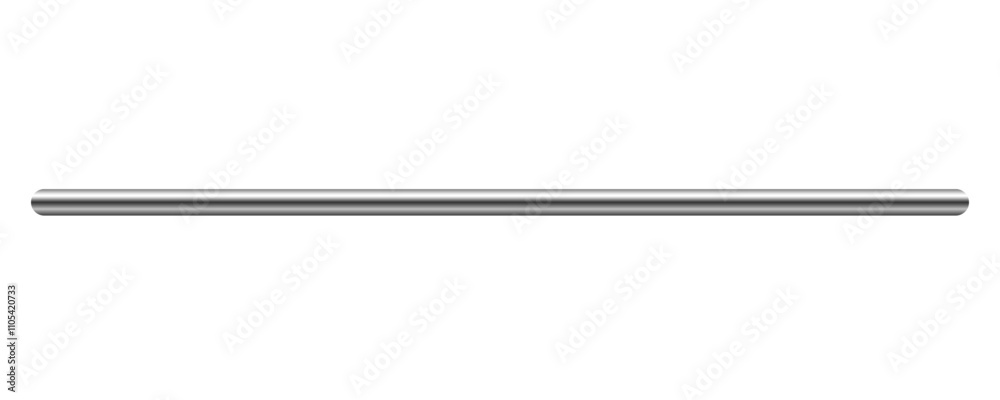 realistic long metal pipe isolated on transparent background, PNG, Cut ...