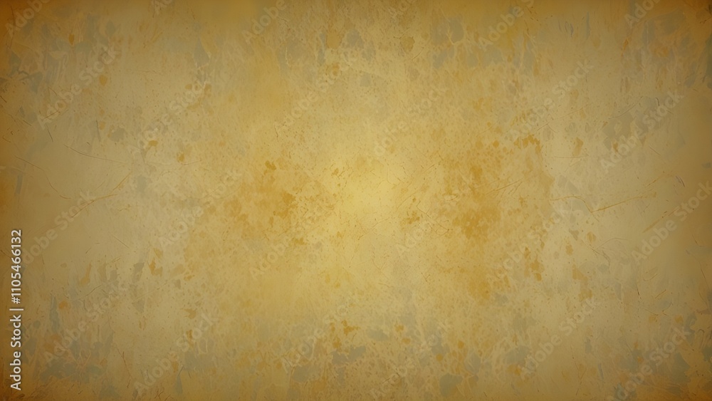 Vintage yellow gold background paper with faint old texture design ...