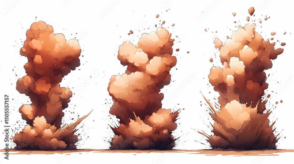 Dust Explosions: Animated Cloud Effects, VFX for Games & Animation ...