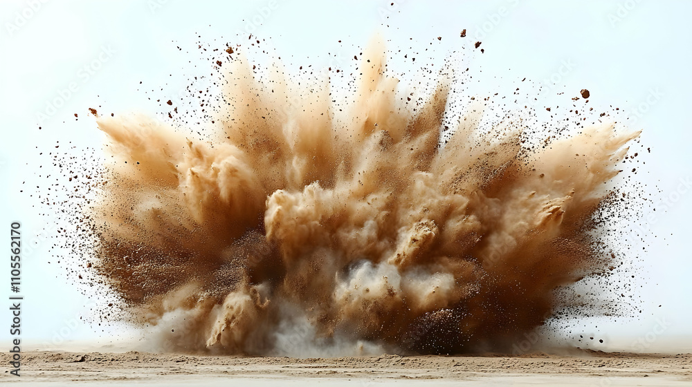 Dust Explosion: Powerful Cloud Bursts, Intense Force, Earth Shattering ...