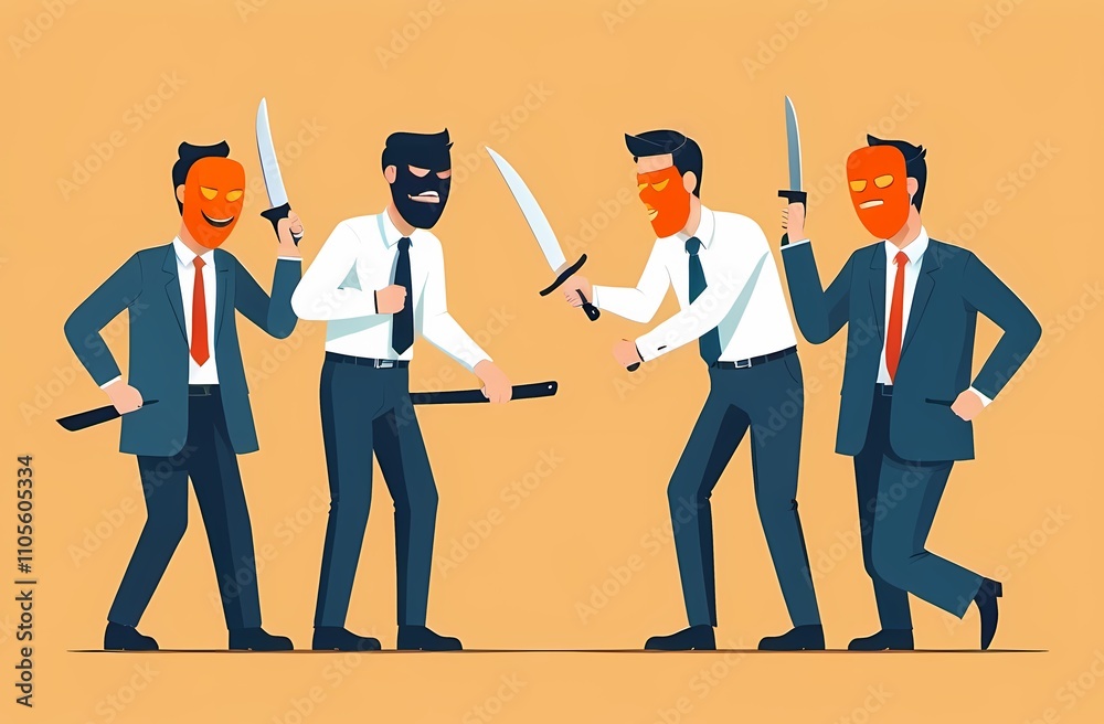 Office politics, jealousy colleagues compete to get promoted, rivalry ...