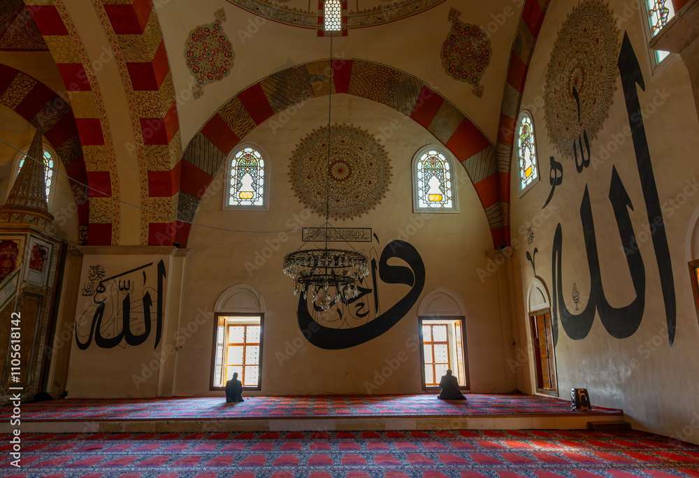 15th century Old Mosque (Eski Camii), beautiful early Ottoman ...