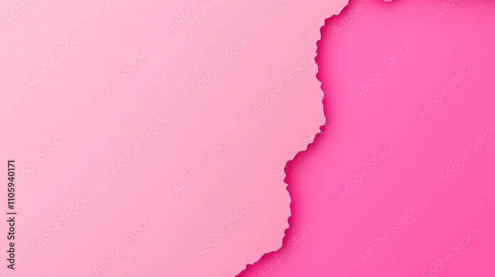 Pink ripped torn paper background Stock Photo | Adobe Stock