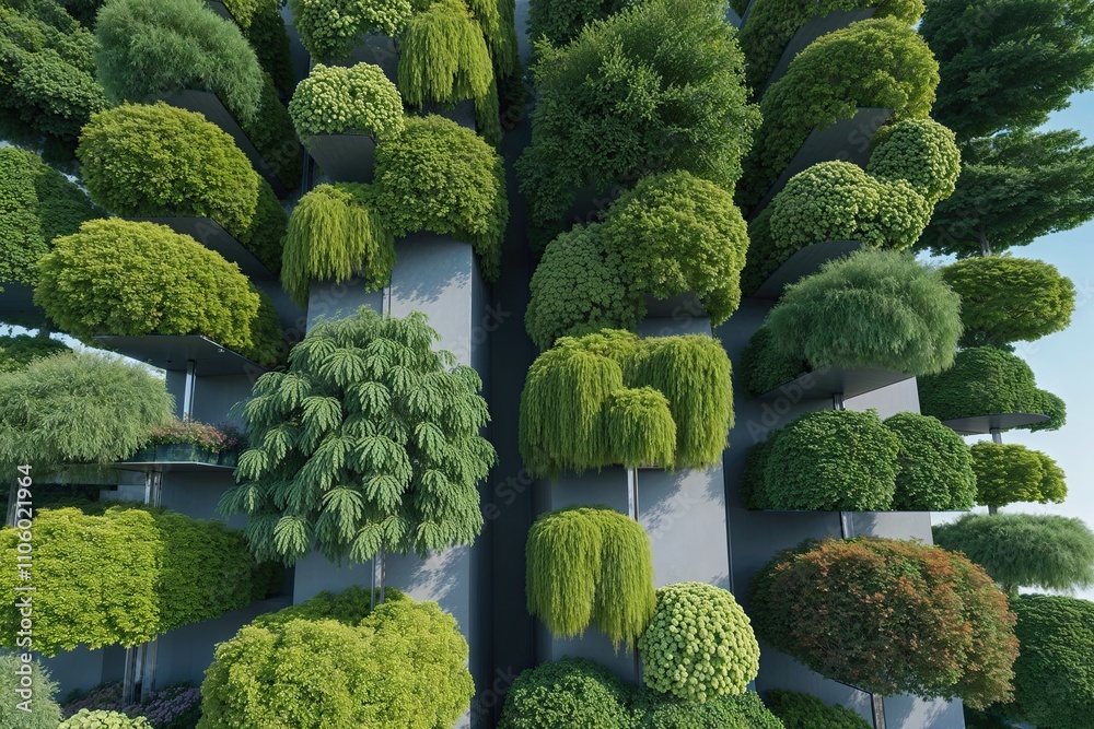 3D Visualization of Canopy Vegetation Structures with Elevated Greenery ...
