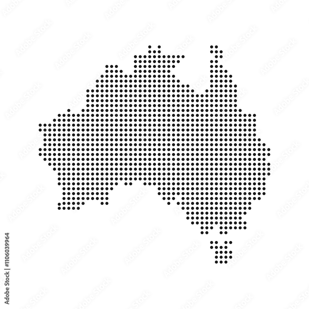 Map of Australia isolated on transparent background, Map of Australia ...