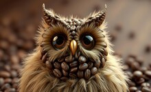 Owl Coffee Poster Free Stock Photo - Public Domain Pictures