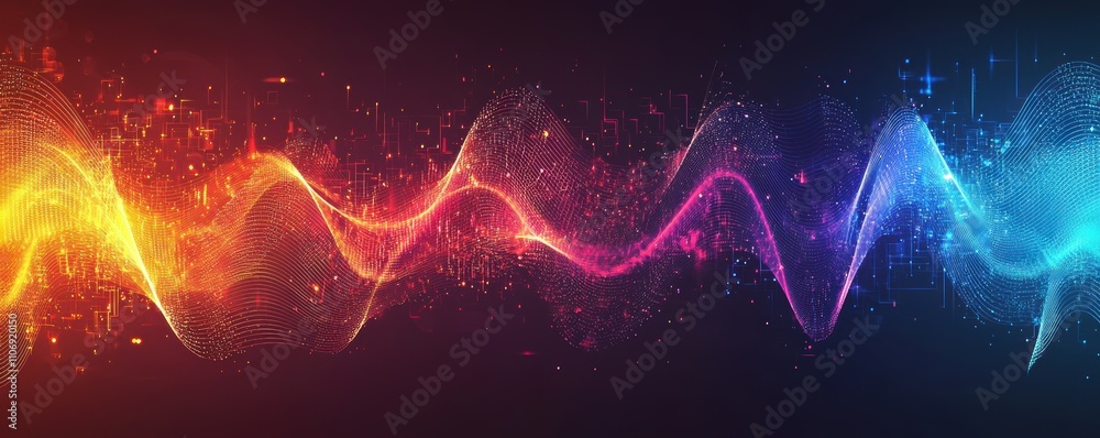 Ilustración de Stock fire alarm concept. Abstract visualization of fire ...