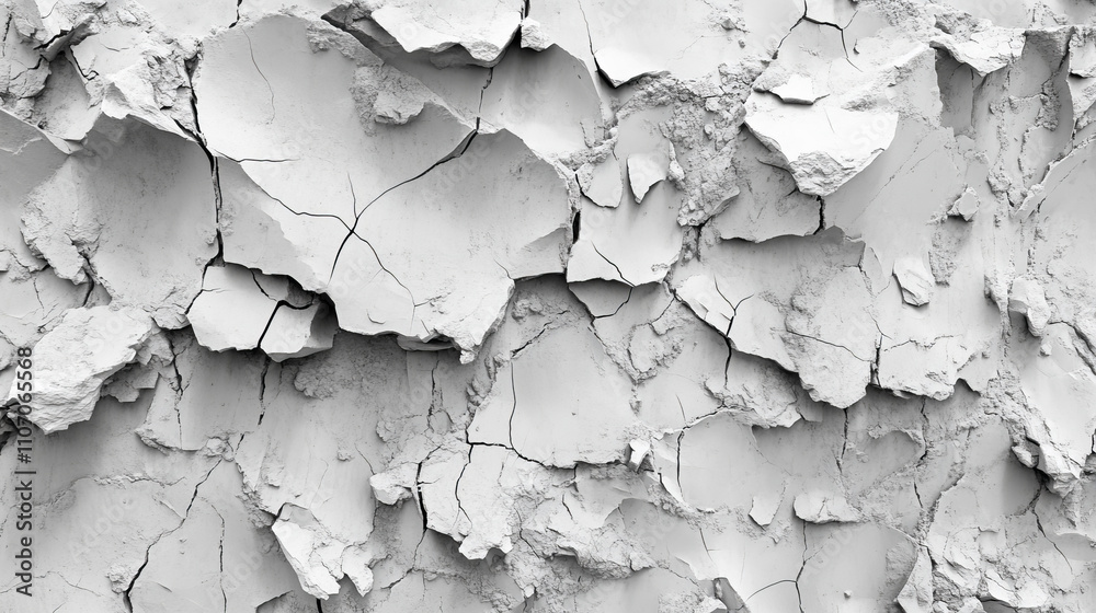 Стоковая иллюстрация «Broken concrete wall or ground. Realistic 3d ...